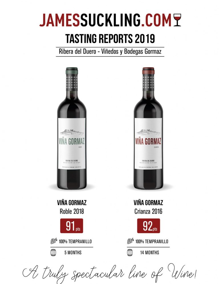 James Suckling puntua Viña Gormaz vino ribera del duero soriana 92 ...